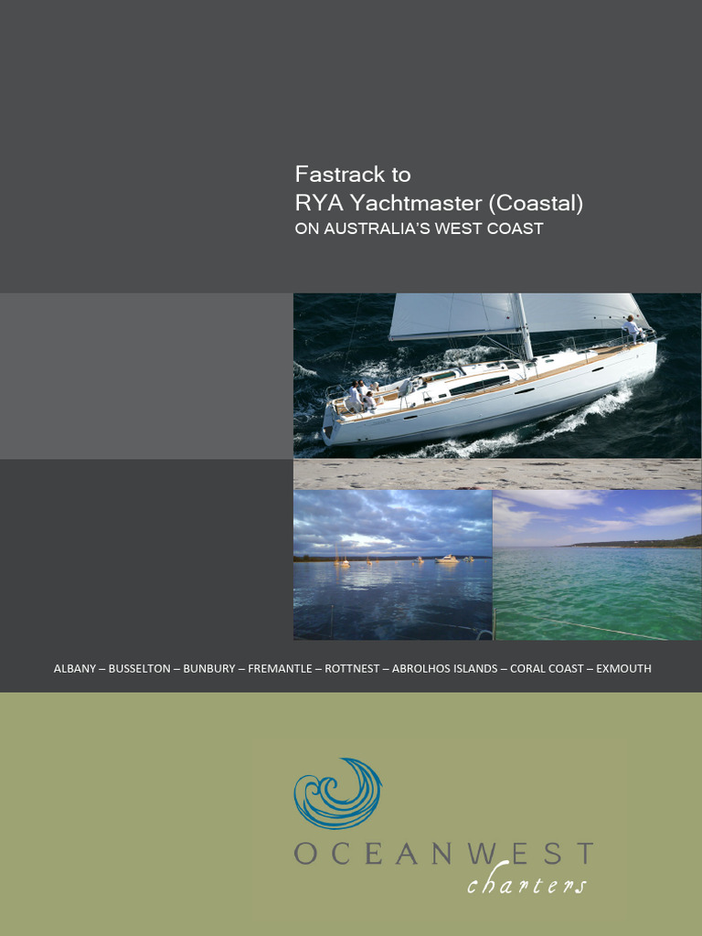 RYA Yachtmaster Coastal Fastrack Brochure | PDF | Water Transport ...