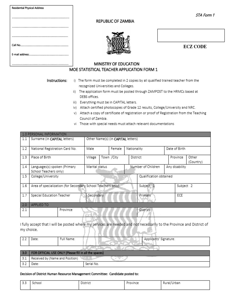 Sta Form 1 2022 | PDF | Teachers