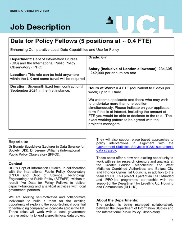 JD DIS Data For Policy | PDF | Data | Information Literacy