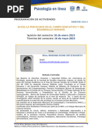 Plan de Estudios - Psicología SUAyED | PDF | Sicología | Psicología clínica