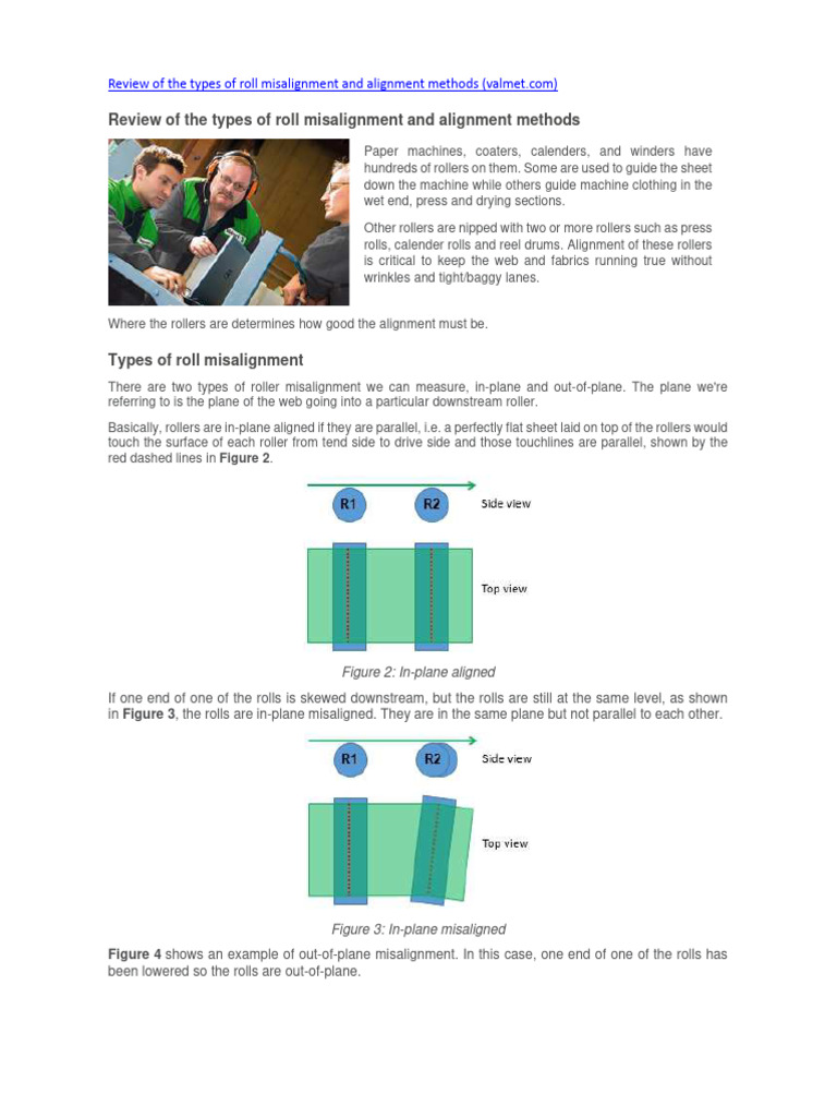 Review of Types of Roll Misalignment and Alignment Methods - Valmet ...