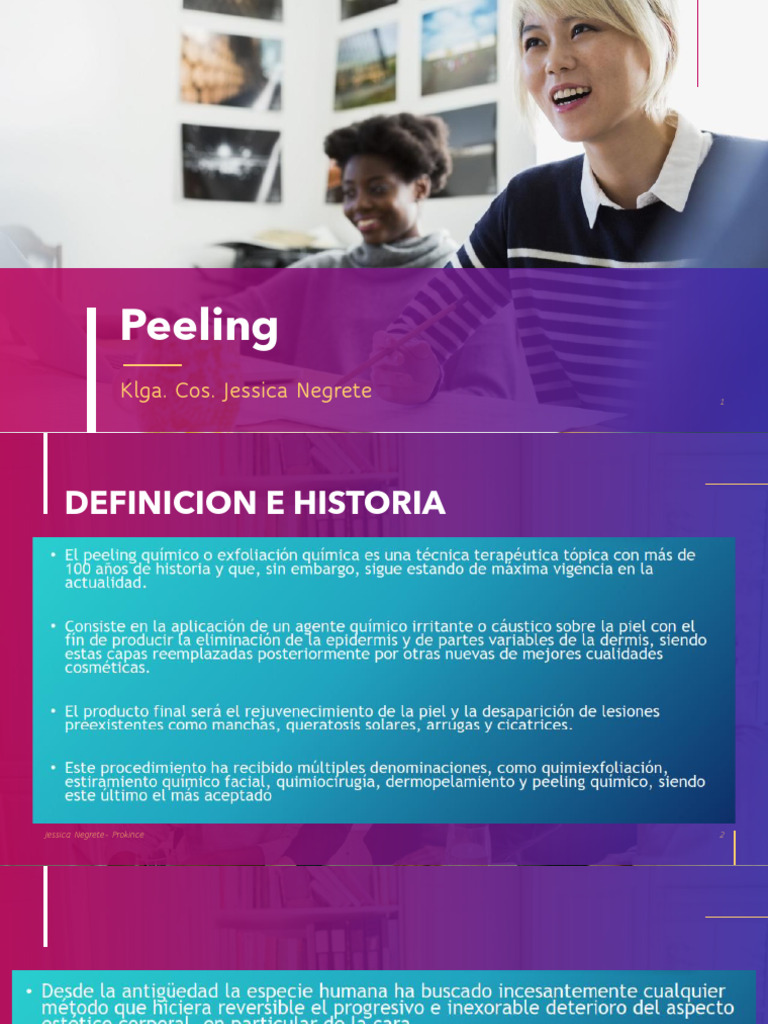 Peeling, Evaluacion Facial y Herramientas de Evaluacion | PDF