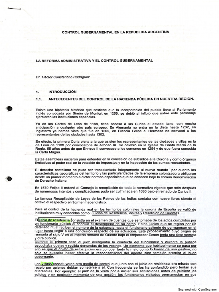 Control Gubernamental | PDF