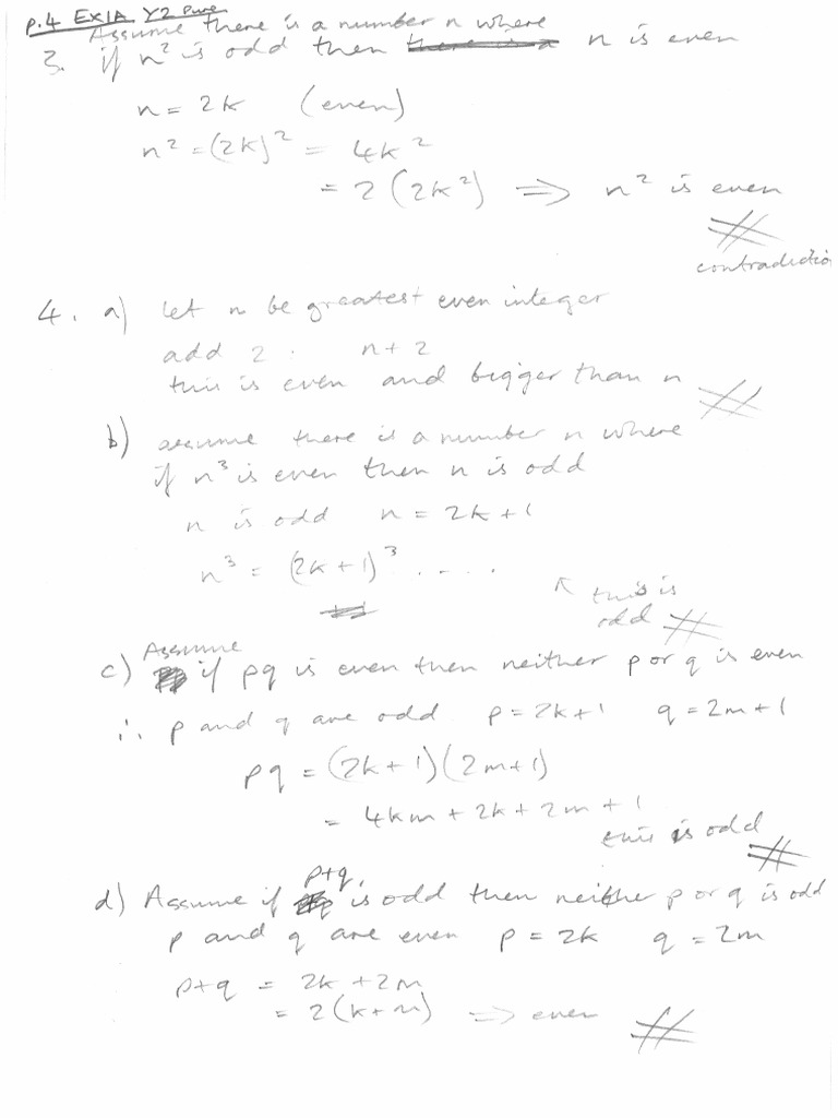 Y2 PURE EX1A - Solutions | PDF