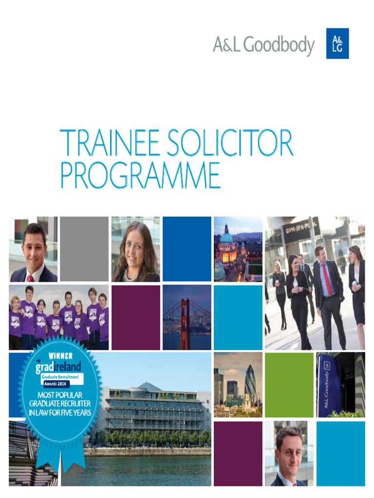 A&L Goodbody Trainee Solicitor Programme | PDF | Academic Degree | Solicitor