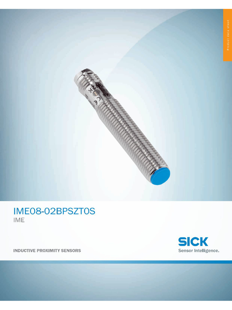 Datasheet IME08-02BPSZT0S 1040870 en | PDF
