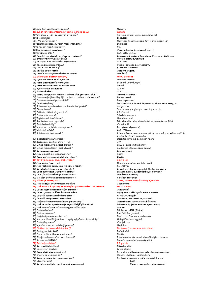 Kroužkovací Otázky 3 | PDF