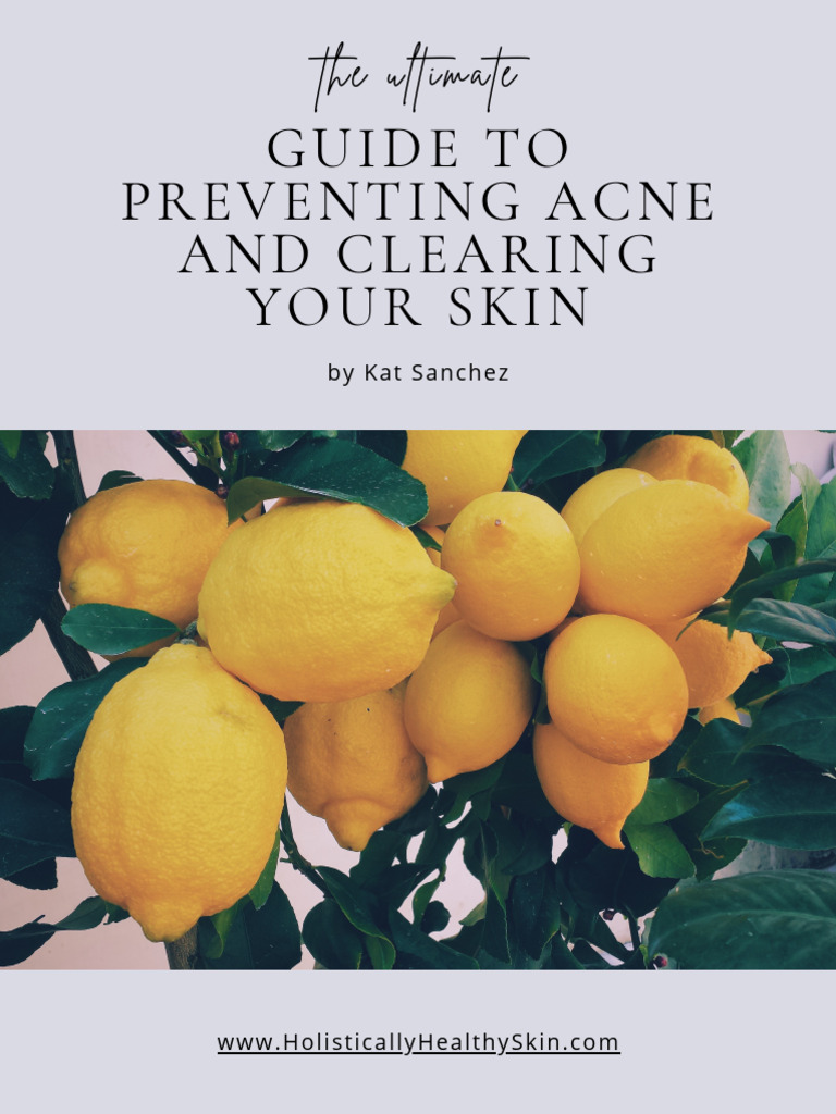 Updated Ebook 'The Ultimate Guide To Preventing Acne' | PDF | Stress ...