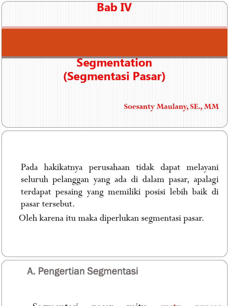 Segmentasi | PDF | Bisnis