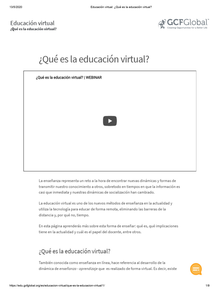 Educación Virtual - ¿Qué Es La Educación Virtual | PDF | Moodle | Enseñando
