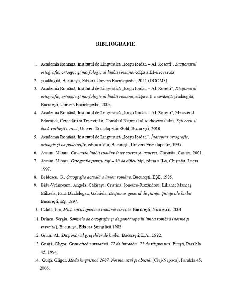 Bibliografie Licenta | PDF