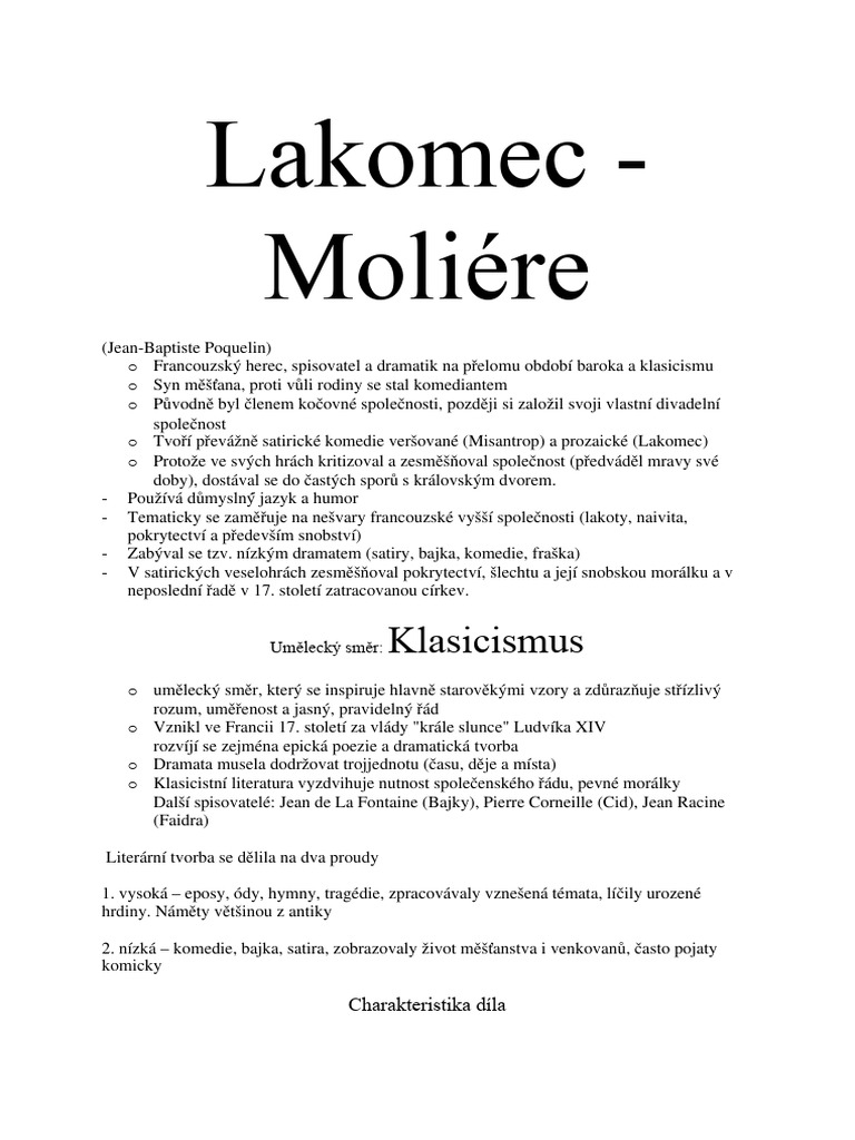 Lakomec | PDF