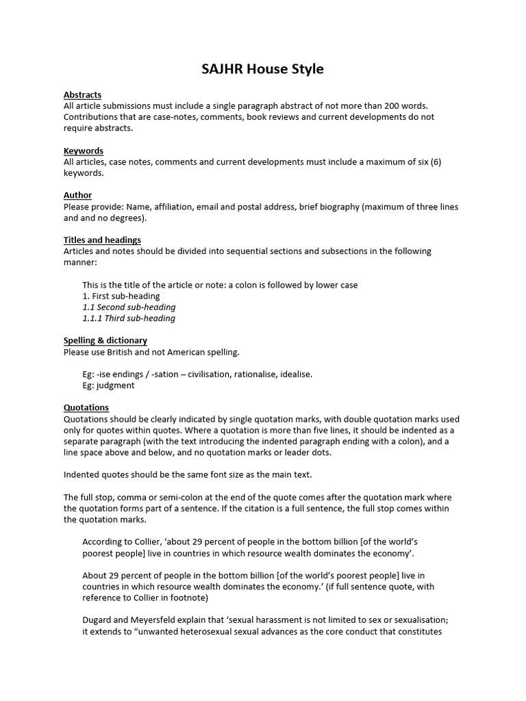 Sajhr Style Guide | PDF | Human Rights | Quotation Mark