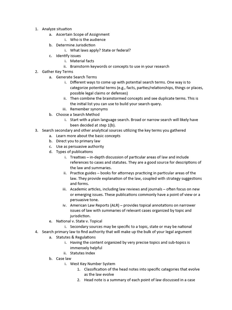 How To Implement Structured Research (By Westlaw) | PDF How To Implement Structured Research (By Westlaw) | PDF