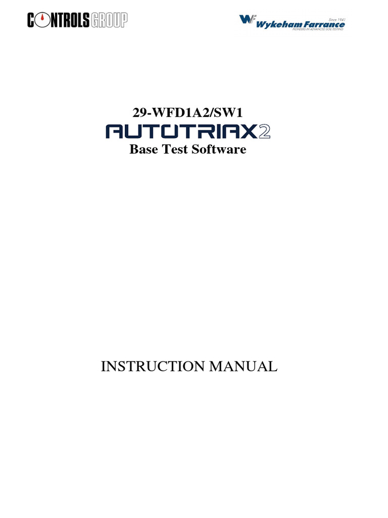 29 WFD1A2 - SW1 Rev3 EN 23.06.15 | PDF | Installation (Computer Programs) | Operating System