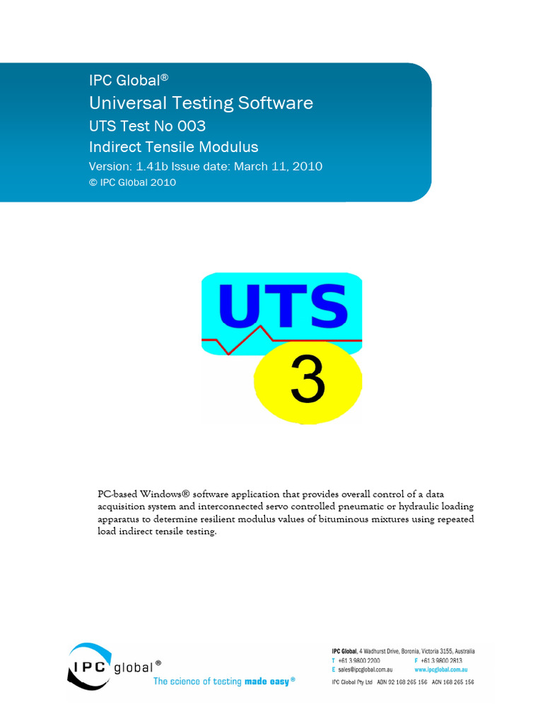 IPC - UTS003 1v41b | PDF | Deformation (Engineering) | Computer File