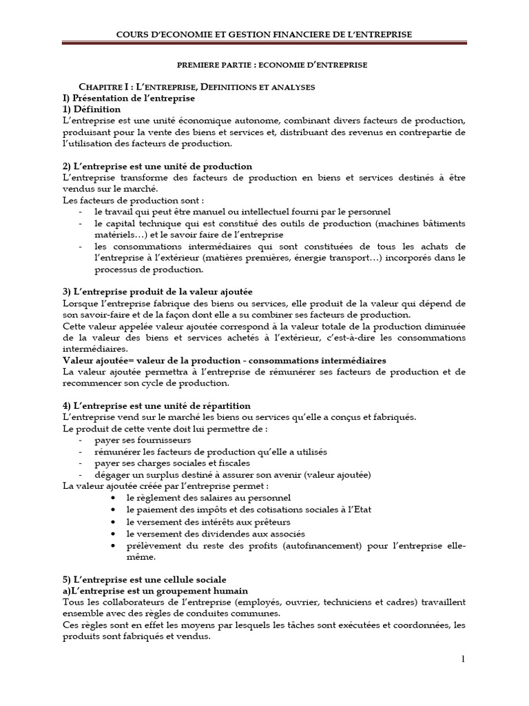 Cours de Egfe Ucao | PDF | Offre et demande | Monopole