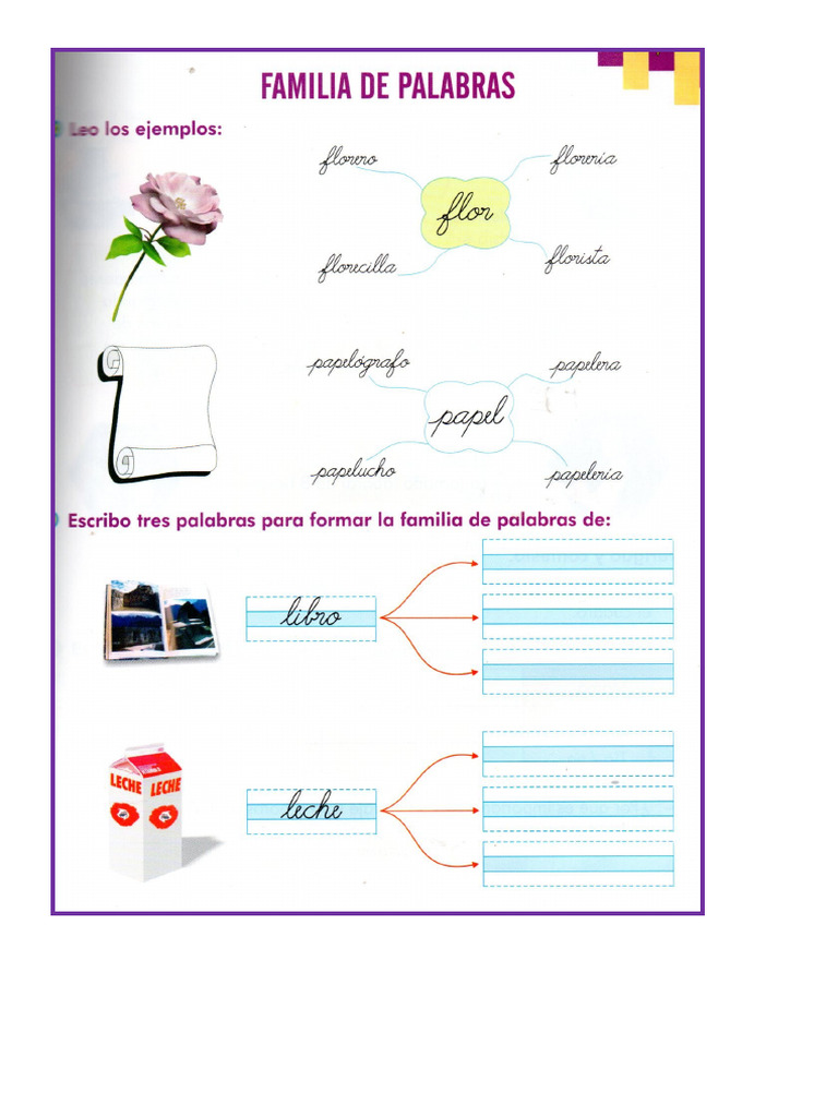 Familia de Palabras | PDF