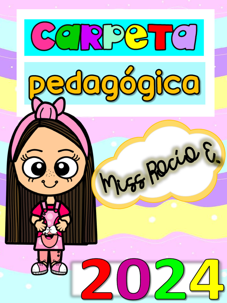 Carpeta Pedagogica 2024 Miss Rocio | PDF | Salón de clases | Comunicación