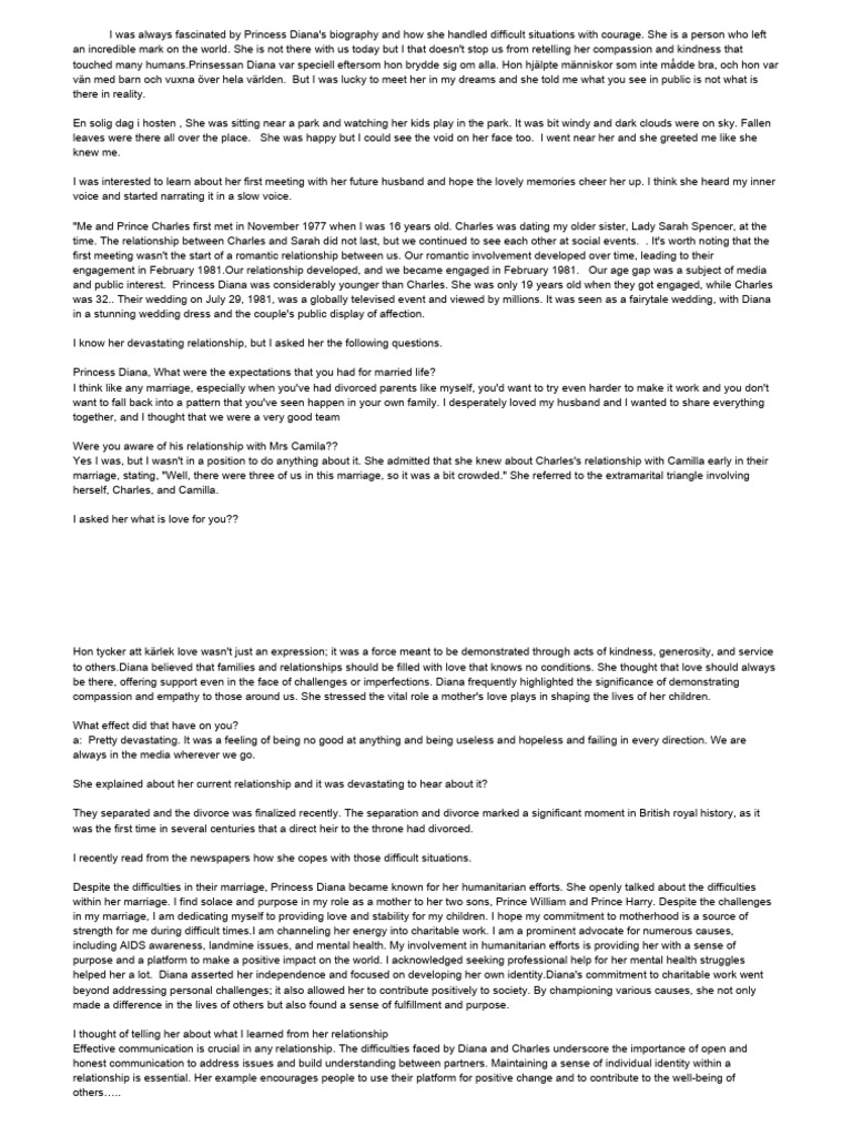 Princess Diana | PDF | Diana | Marriage