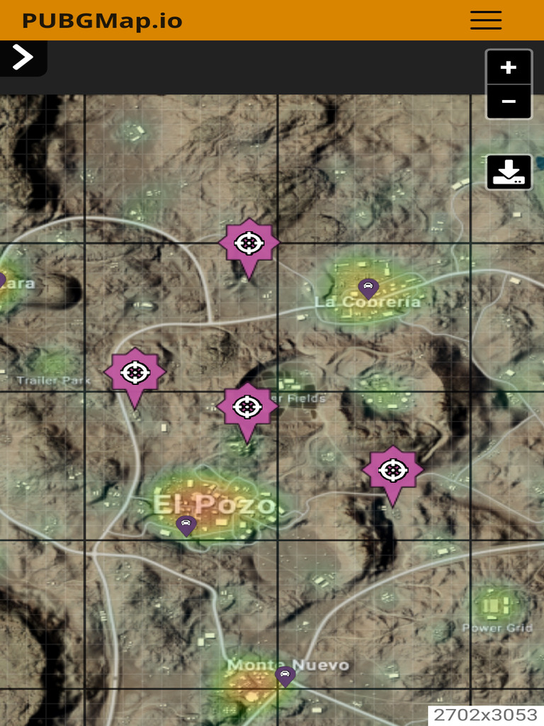 PUBG Interactive Map - Miramar | PDF