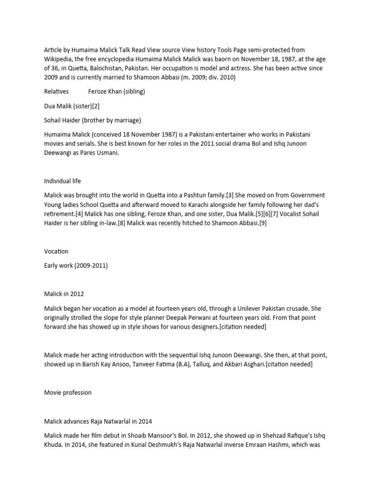 Humaima Malick | PDF