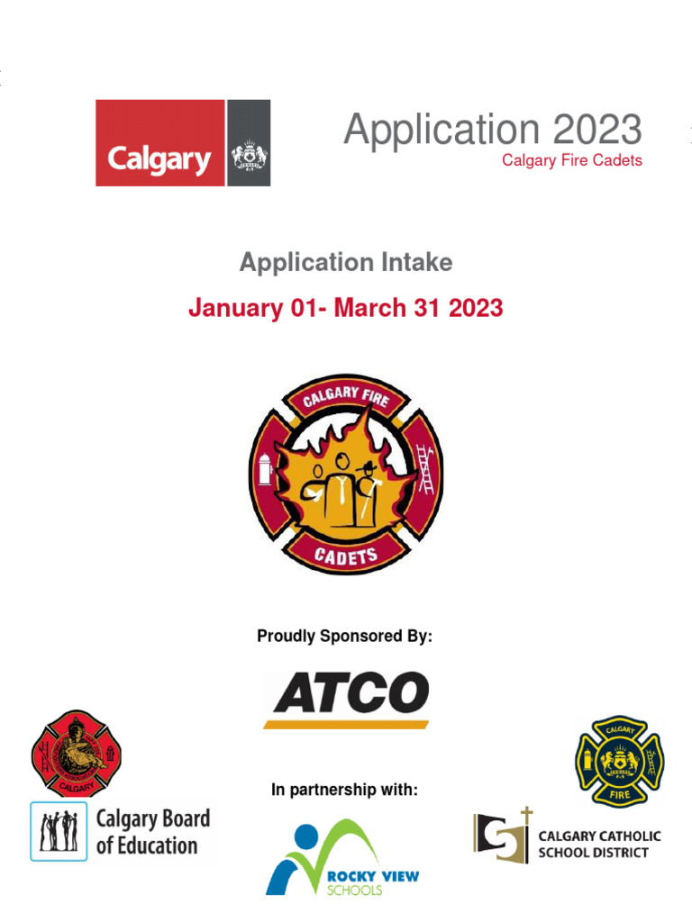 Cadet Application 2023 | PDF | Word | Leadership
