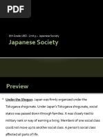 Feudal Hierarchy of Medieval Japan | PDF | Shogun | Samurai