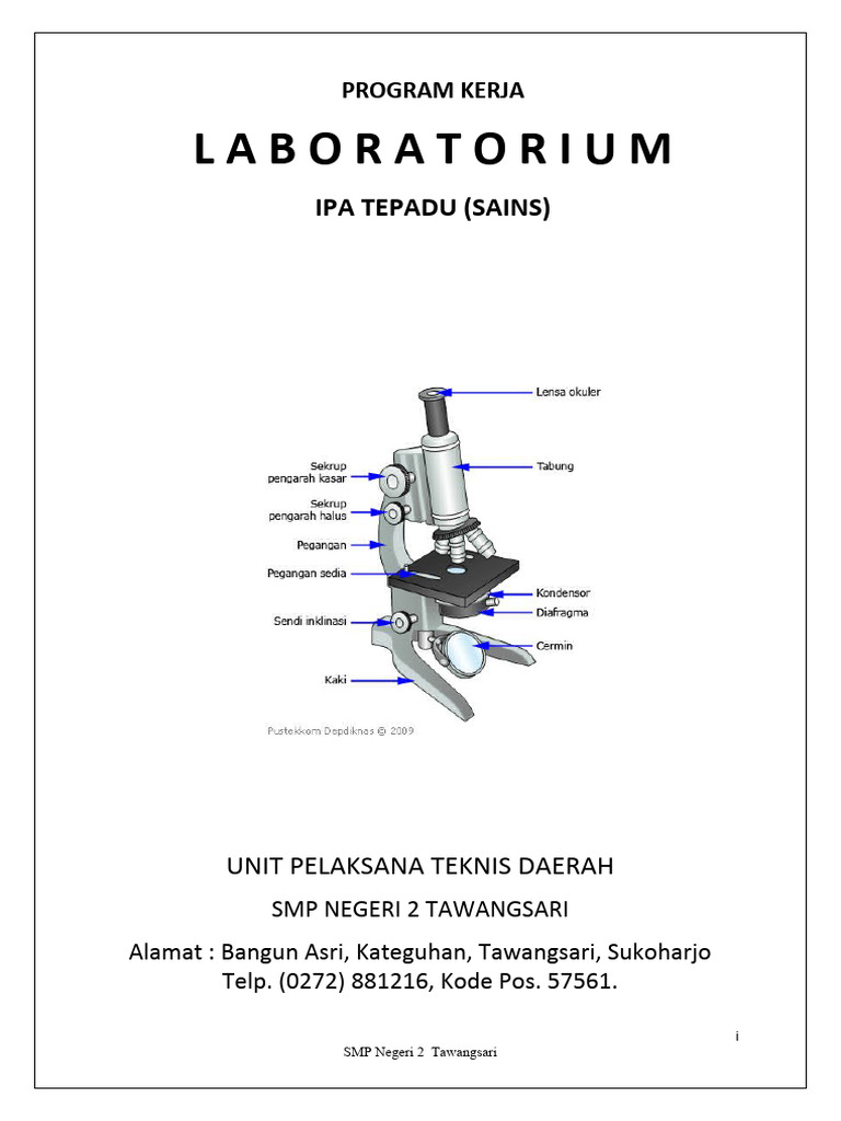 Program Kerja Lab Ipa SMP 2 TWSR | PDF