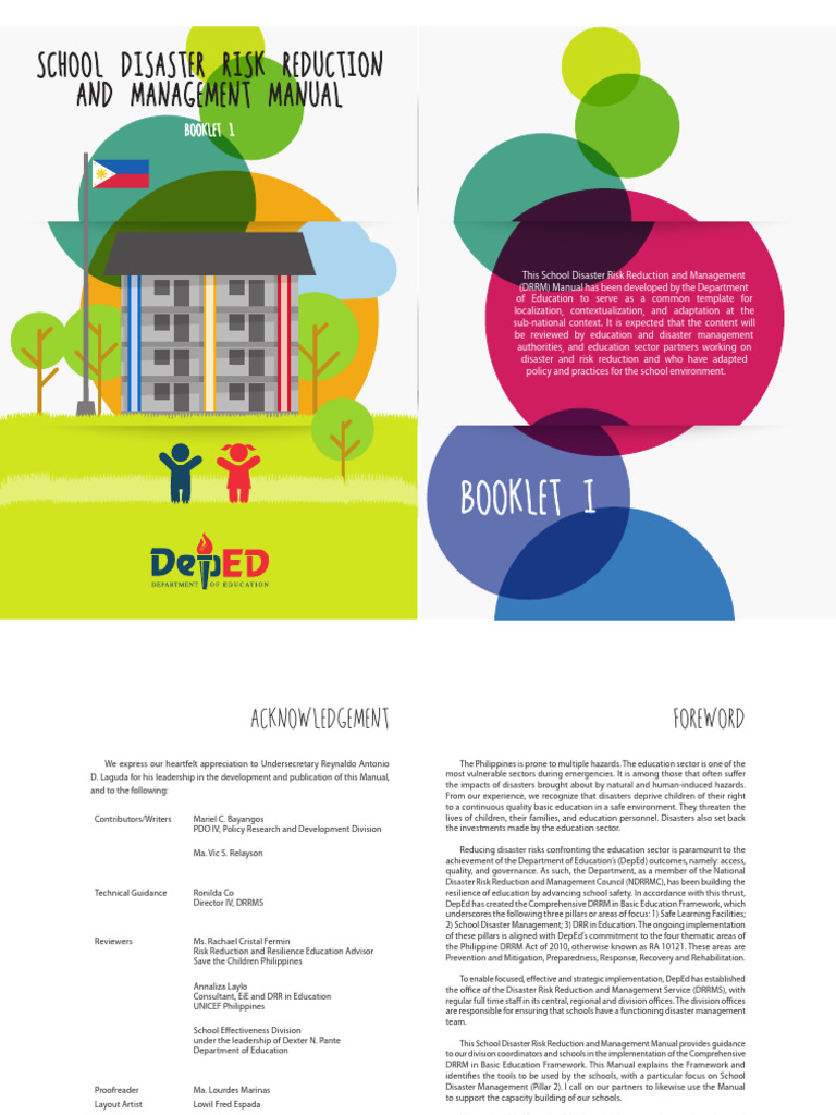 DRRM Manual - Booklet 1 - Final 1 | PDF | Emergency Management ...