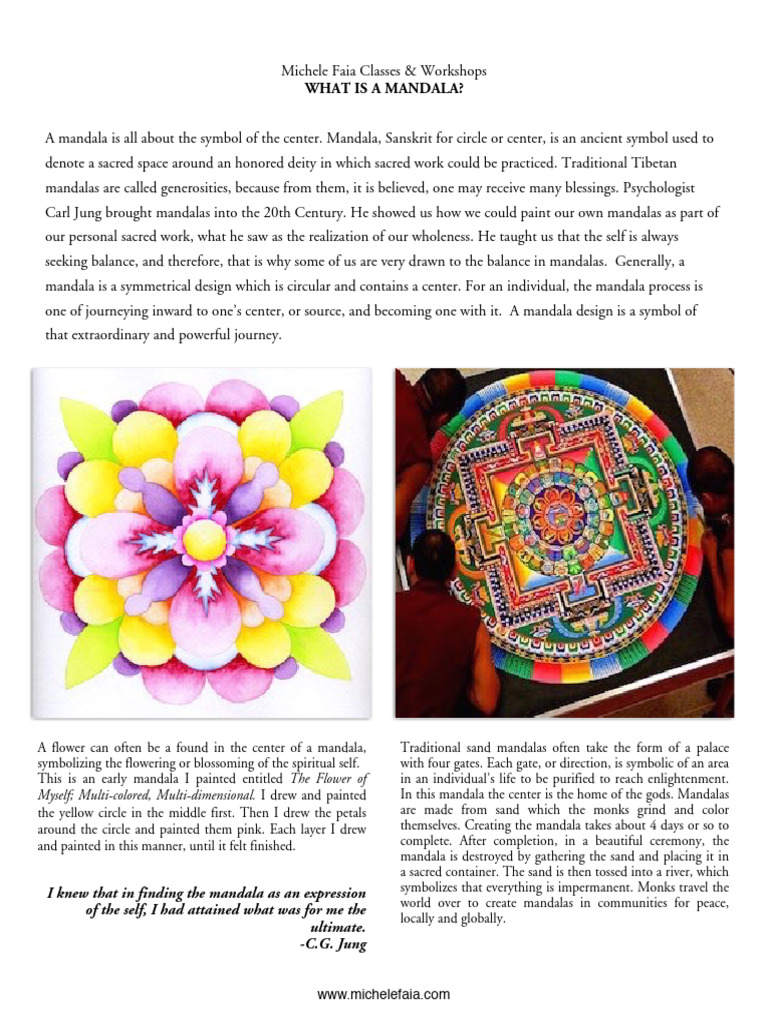 Understanding Mandalas and Their Meanings | PDF | Mandala | Religious ...