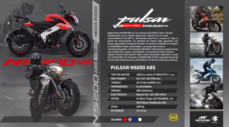 Brochure Pulsar NS200 ABS | PDF
