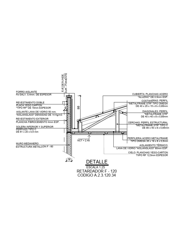 Detalle Retardador de Fuego | PDF | Aislamiento térmico | Ingeniería de ...