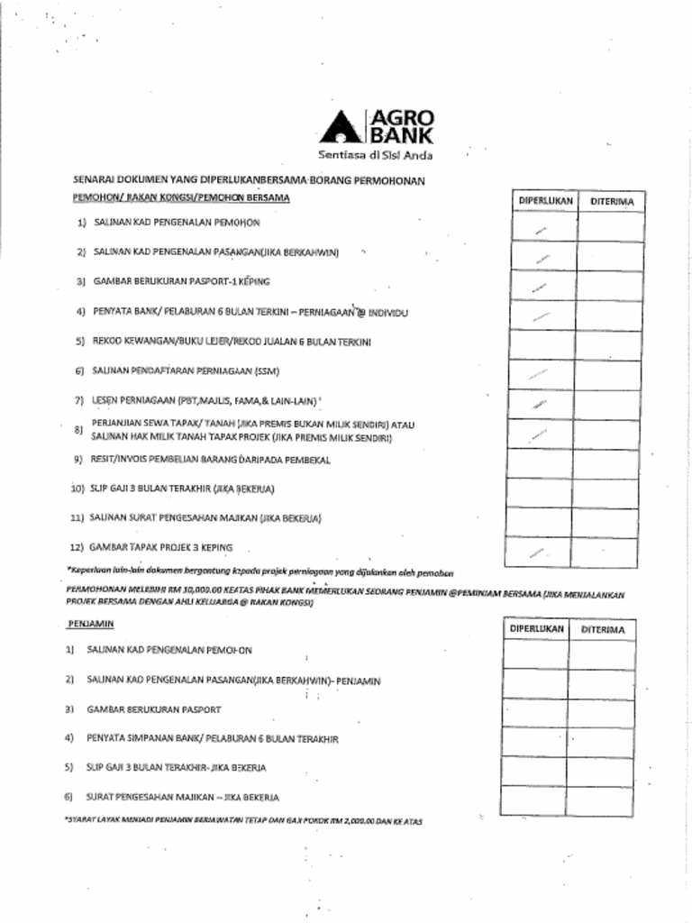 FORM & Checklist Micro | PDF