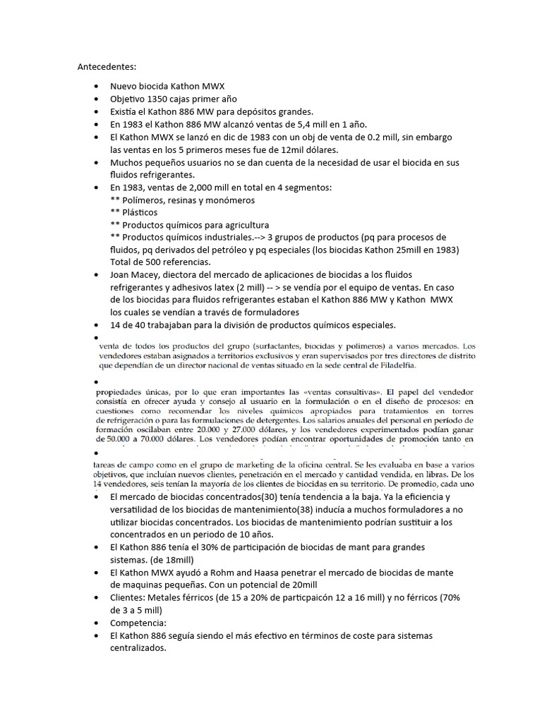 Caso Kathon MWX | PDF | Tecnología