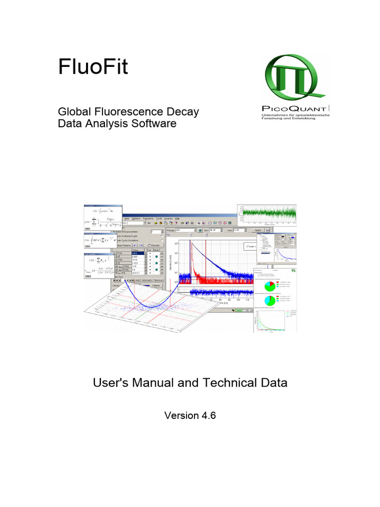 FluoFit Manual | PDF | Installation (Computer Programs) | Computer File