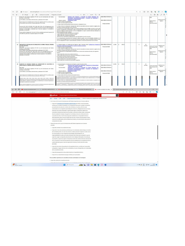 Tupac para Ampliacion de caTEGORIA RNP | PDF