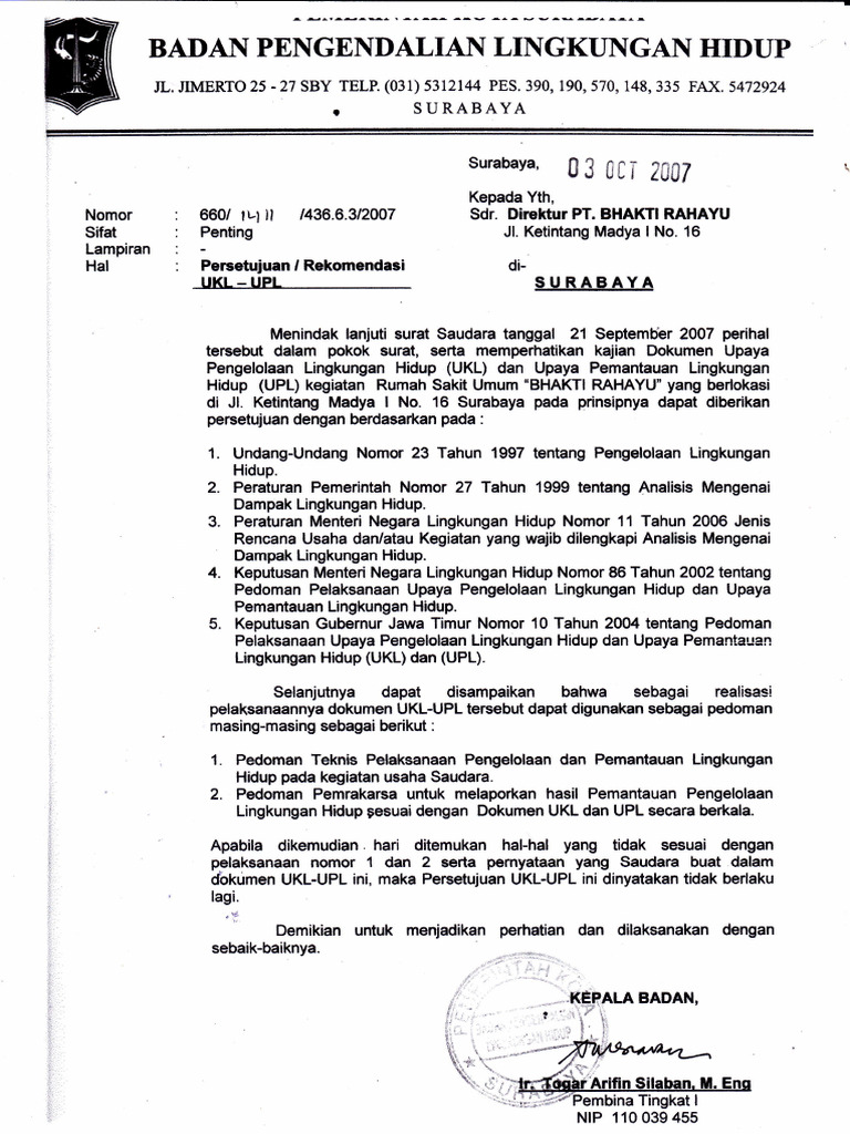 Rekomendasi Ukl Upl | PDF