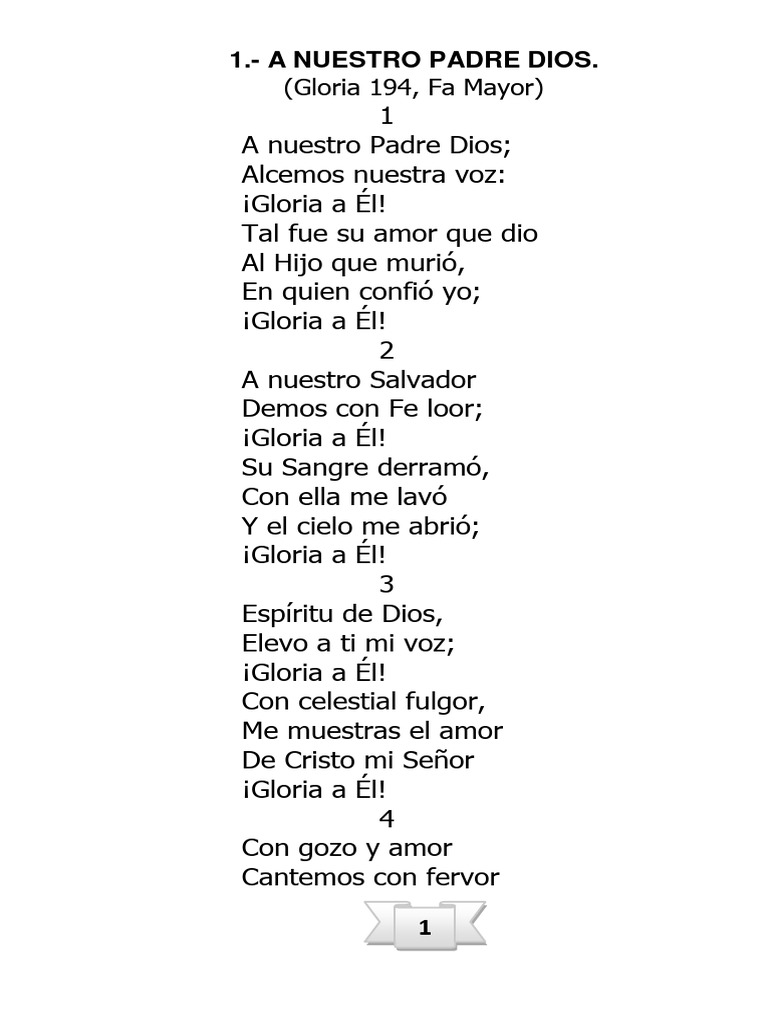 Himnario de la Iglesia de Dios 7Día | PDF