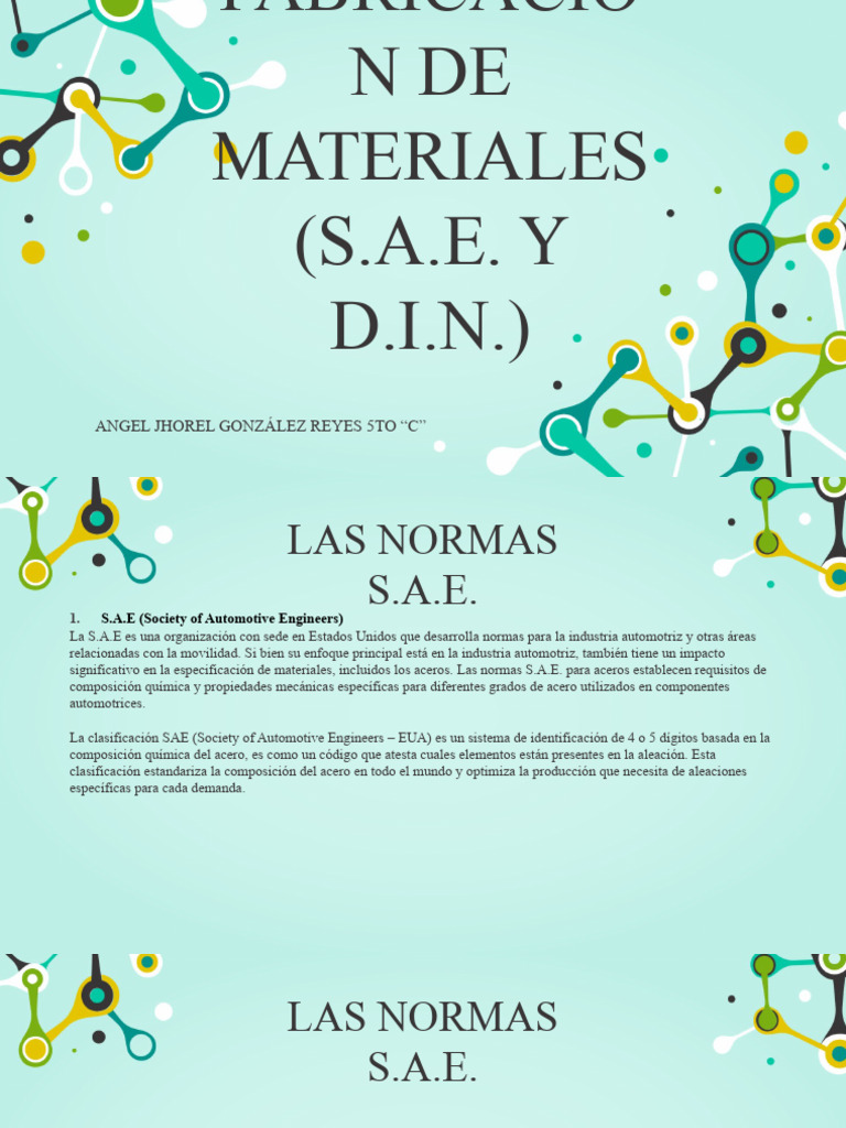 Normas SAE y DIN en Acero Automotriz | PDF
