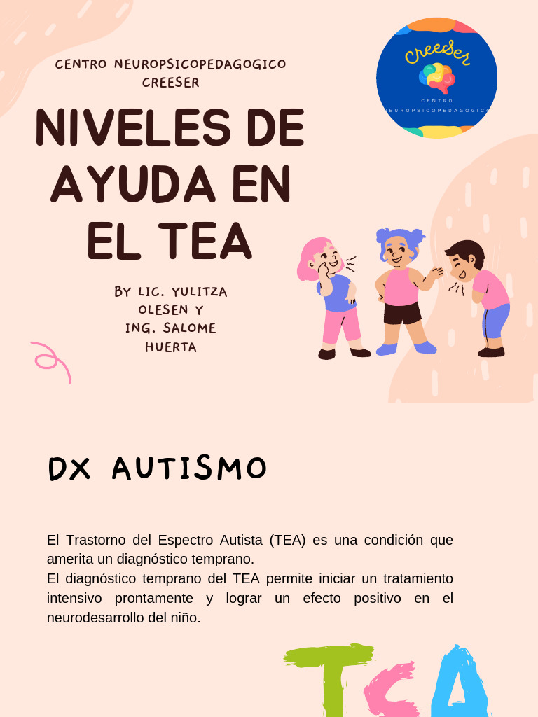 Niveles de Ayuda en El Tea | PDF | Espectro autista | Discapacidad intelectual