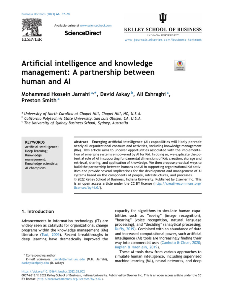 1 s2.0 S0007681322000222 Main | PDF | Artificial Intelligence | Intelligence (AI) & Semantics