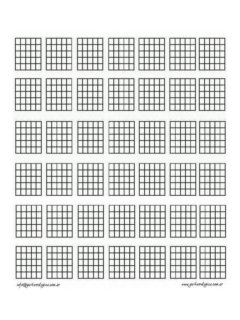 Grilla Acordes 11 | PDF