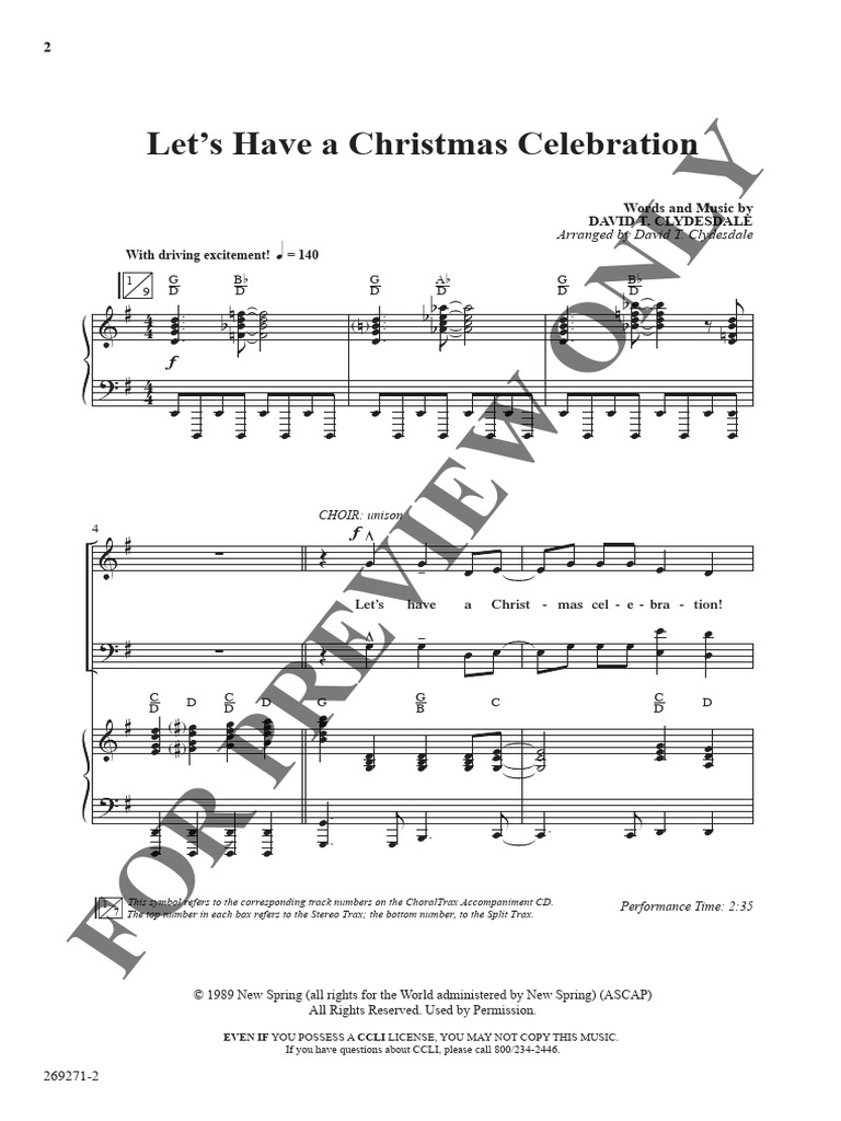 Lets Have A Christmas Celebration | PDF