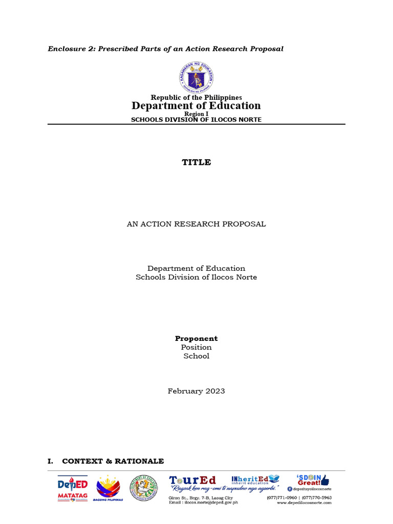 Action Research Template | PDF