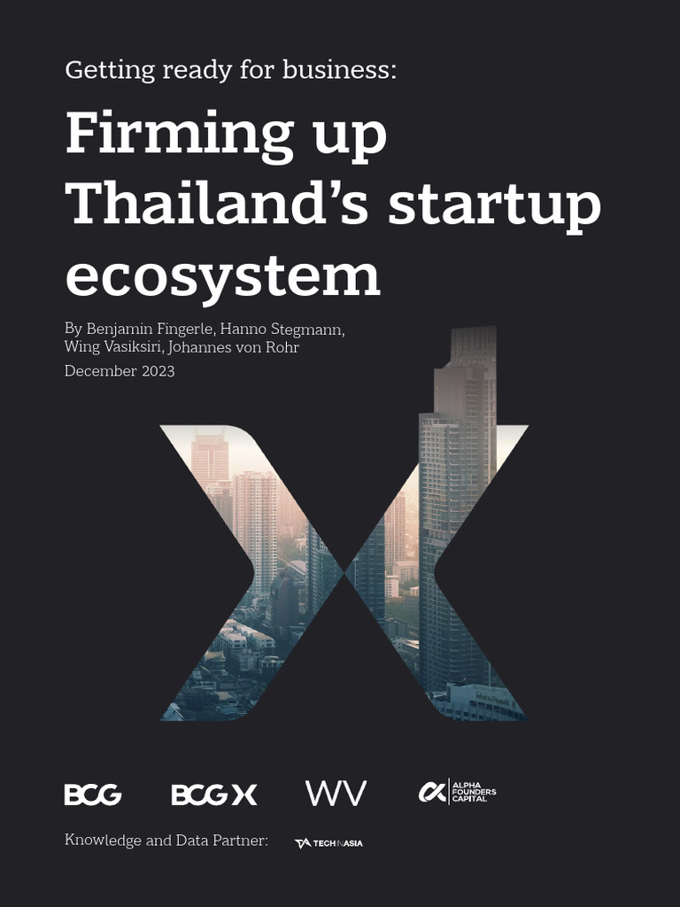 Getting Ready For Business Firming Up Thailand Startup Ecosystem | PDF