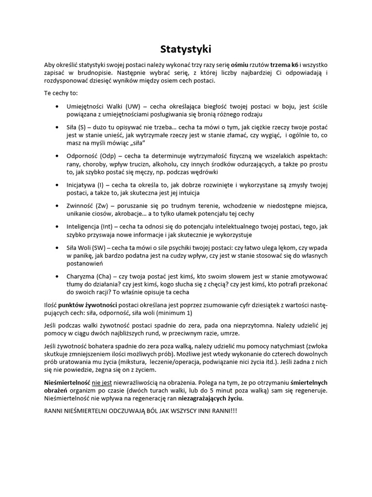 System RPG | PDF