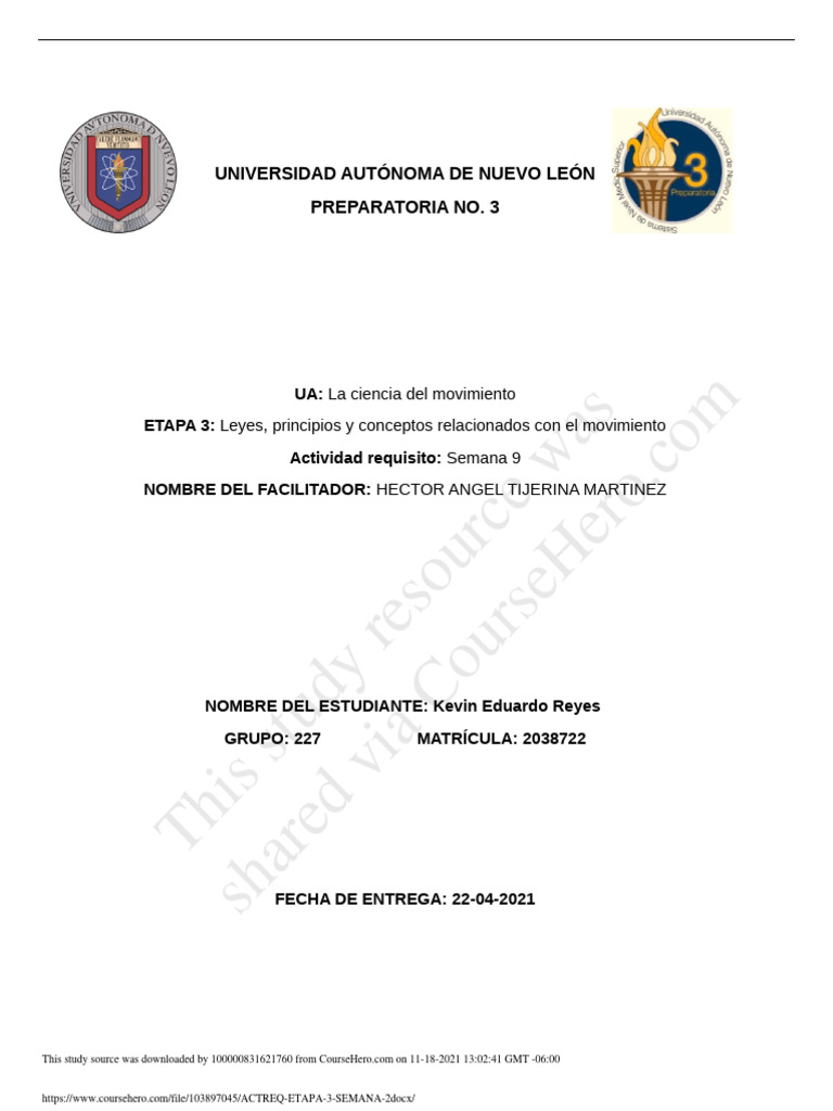 Act - Req Etapa 3 Semana 2 | Descargar gratis PDF | Mecánica celeste