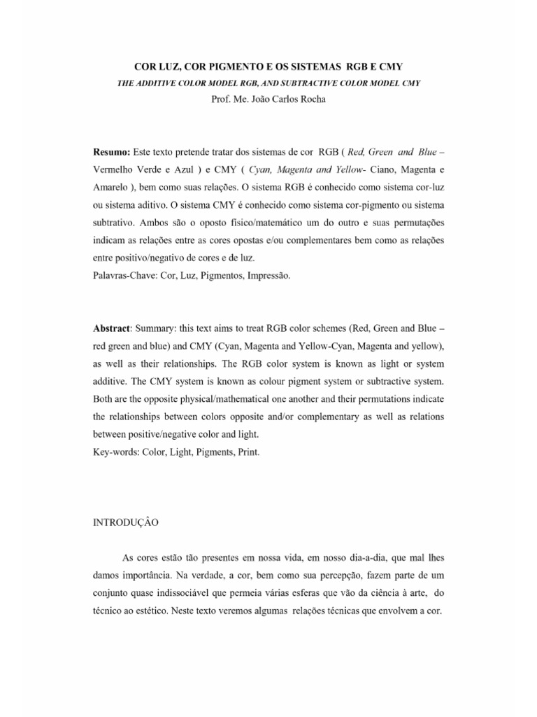 COR LUZ, COR PIGMENTO E OS SISTEMAS RGB, CMY, CMYK E RYB - Cor-Luz-Cor-Pigmento-E-Os-Sistemas ...