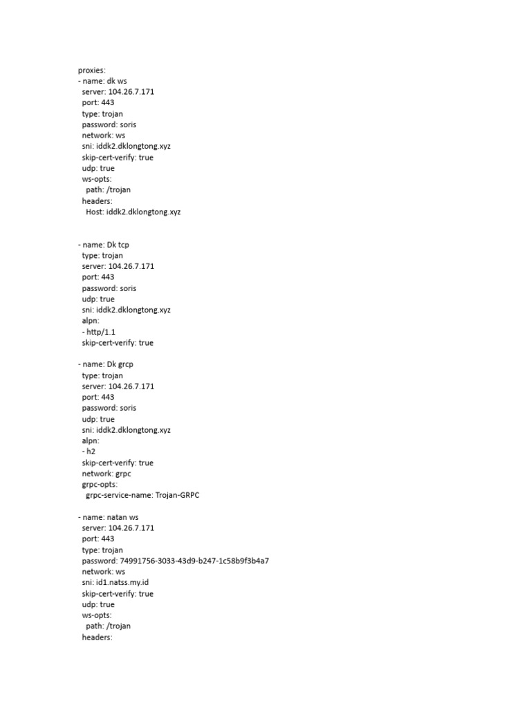 Configuration Yaml | PDF